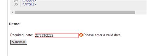 Javascript Jquery Date Rule Not Working In Firefox And Ie Stack Overflow