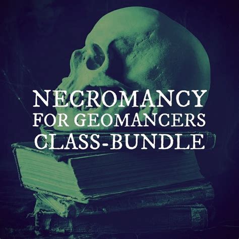 Necromancy For Geomancers Class Bundle — Dr Alexander Cummins