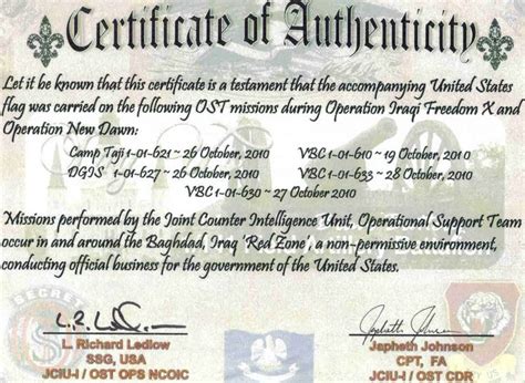 Browse Our Example Of Flag Flying Certificate Template Certificate