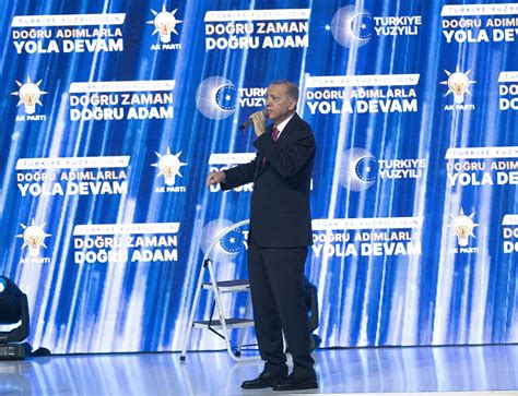 Cumhurbaşkanı Erdoğan AK Parti Seçim Beyannamesi ni açıkladı