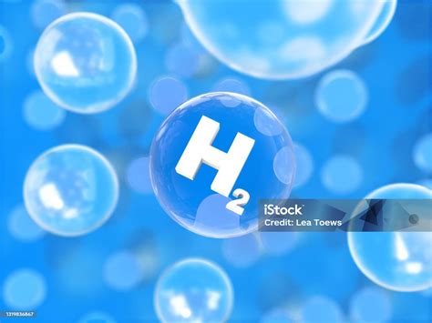 파란색과 선명한 볼 구체의 3d 렌더링 된 그림 수소 분자는 생태 연료 또는 현대 솔루션 산업을 모델링합니다 푸른 에너지를 위한 시각화 하반기 회계 연도에 대한 스톡 사진