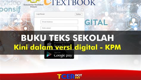 Official Buku Teks Sekolah Kini Dalam Versi Digital KPM TCER MY