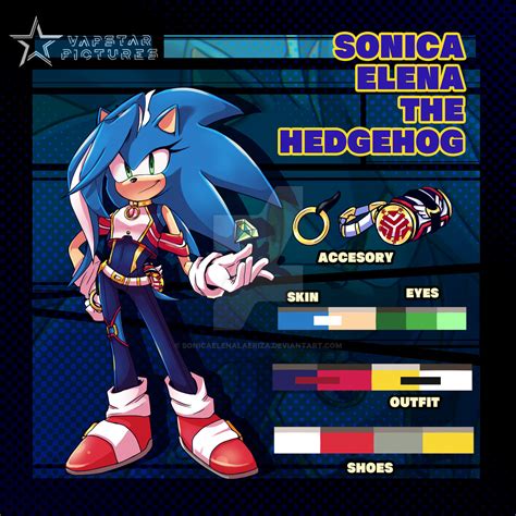 Sonica Elena The Hedgehog By Sonicaelenalaeriza On Deviantart