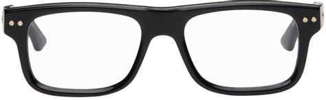 Montblanc Black Rectangular Glasses Montblanc