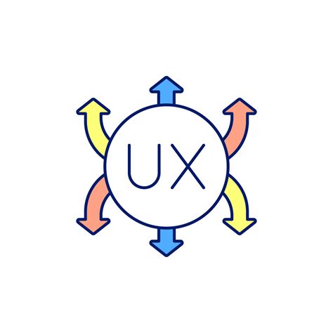 User Experience Principles Rgb Color Icon Vector Art At Vecteezy
