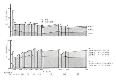 国立研究開発法人 森林研究・整備機構 森林総合研究所／ヒバ林施業試験地の択伐方法と成長との関係