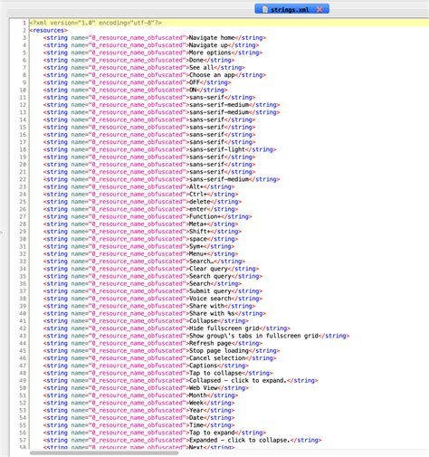 Core Strings Xml Contains Duplicated Names Issue 994 Skylot Jadx