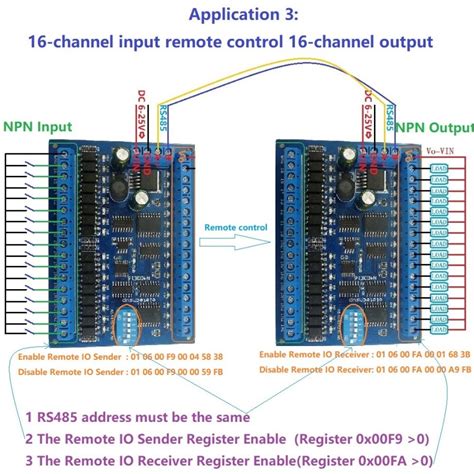 Jual Modbus Rtu 16i 16o Rs485 Remote Control Io Expansion N4d3e16