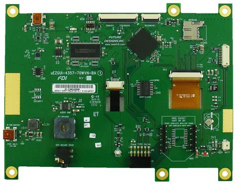 PCAP Touchscreen LCD GUI Dev Kit UEZGUI WVN FDI