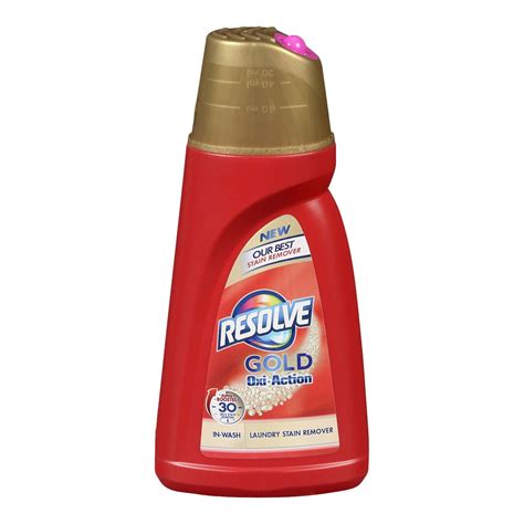 Resolve Gold Oxi Action Fabric Stain Remover In Wash Gel 1l