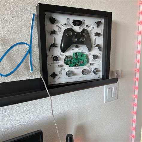Framed Xbox One Controller Disassembled Game Console Tear Down Wall Art Ts Wall Decor Etsy