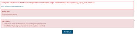 Error Code Coding Error Issue Catalyst Moodle Auth Enrolkey