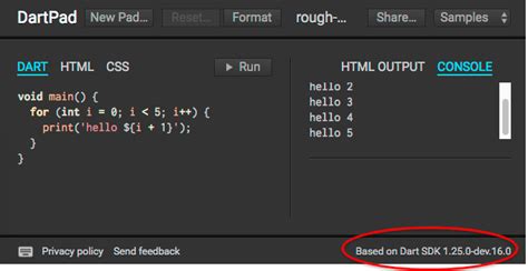 Update Dartpad Screenshots · Issue 659 · Dart Langsite · Github