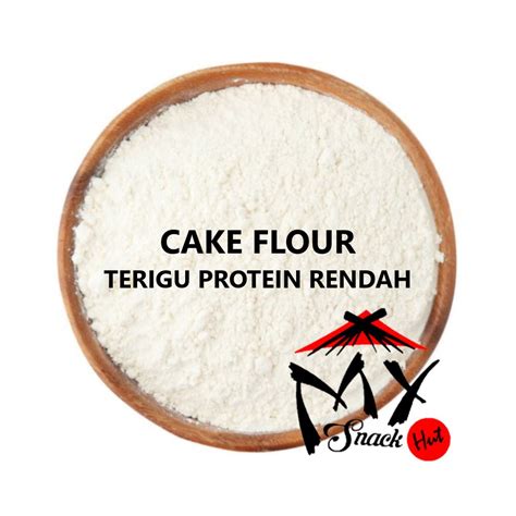 Jual TERIGU PROTEIN RENDAH 250GR TEPUNG KUNCI PLAIN CAKE FLOUR LOWEST