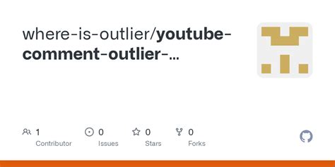 Github Where Is Outlieryoutube Comment Outlier Classification Model