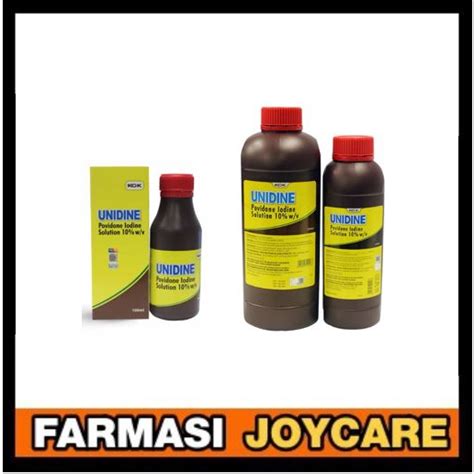 Kck Unimed Unidine Povidine Iodine Solution 10 Wv 100ml 500ml