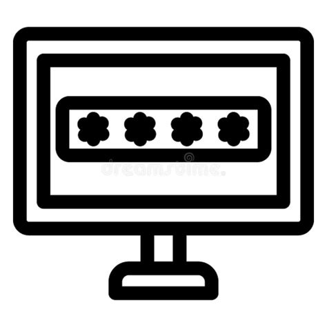 Computer Vector Icon That Can Be Easily Modified Or Edit Stock Vector