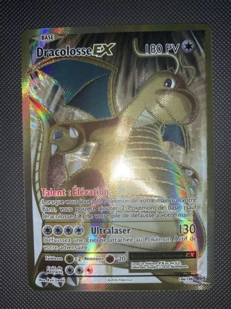 CARTE POKÉMON DRACOLOSSE EX 106 108 XY12 Evolution Fr Neuf EUR 69 00