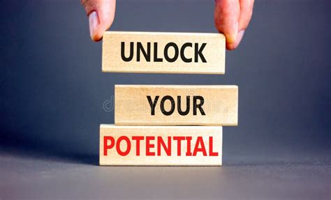 Unlock Your Potential Symbol Concept Words Unlock Your Potential On