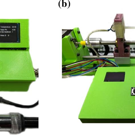 A Equipment For Temperature And Ph Measurement And B Syringe