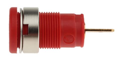 Hirschmann Test Measurement Hirschmann Test Measurement Red Female Banana Socket
