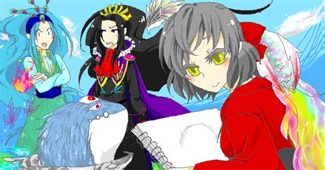 夢幻見聞 画報 【夢幻見聞】式神スケッチ【宿題×交流】 ぶちかましたれ本舗のイラスト Pixiv