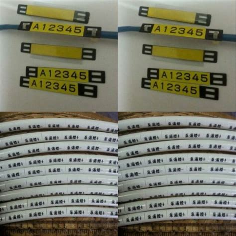 【客製化訂製套管貼紙 兼職配盤個人工作室】客製化 訂製 線號 印製線號 套管印字 線號套管 標籤 貼紙 蝦皮購物
