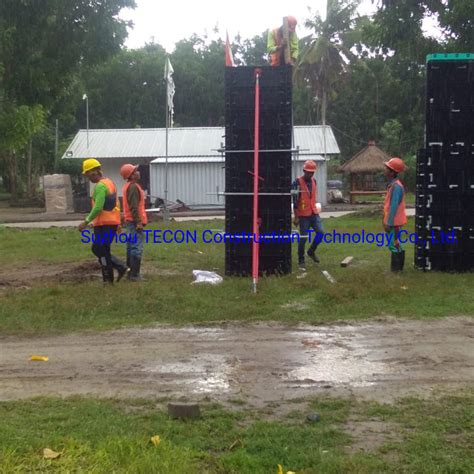 Tecon Reusable Modular Forming Plastic Formwork Tp60 For Construction Formwork And Plastic
