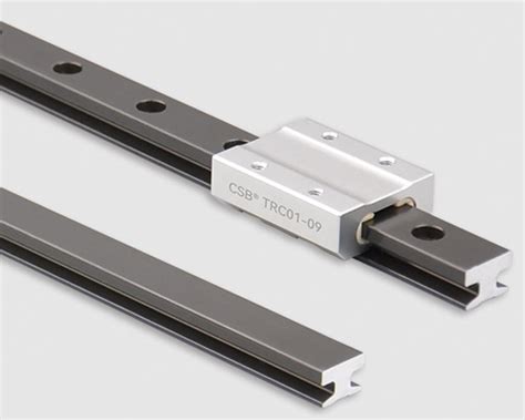 TR Low Profile Linear Guide Rails CSB Plastic Bearing Technology