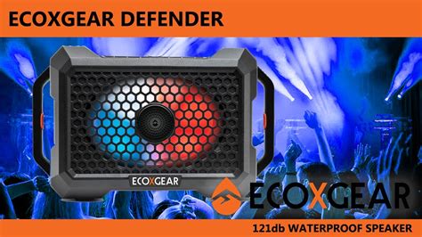 EcoXgear NEW DEFENDER waterproof boom box unboxing - YouTube