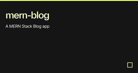 Mern Blog Codesandbox