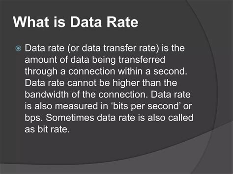 Spectrum Vs Bandwidth Vs Datarate Networking PPT
