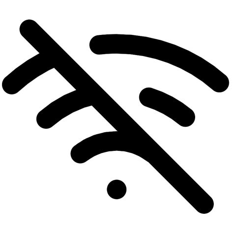 Wifi Off Vector SVG Icon SVG Repo