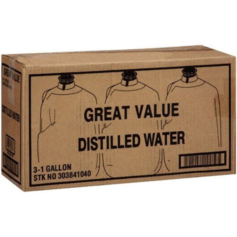 Great Value Distilled Water 1 Gallon 3 Count Walmart Inventory