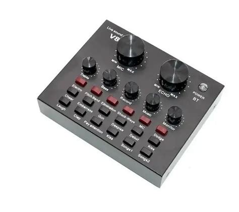 Наружная звуковая аудиокарта Live Sound Card V8 для мікрофона 7635 289 грн Студийное