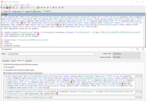 Need Help With Relevance For A Baseline Content Authoring BigFix Forum
