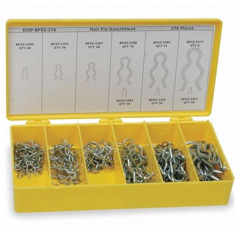 Itw Bee Leitzke Hairpin Clip Asst Zinc Pcs Sizes WWG DISPBPXZ Kroger