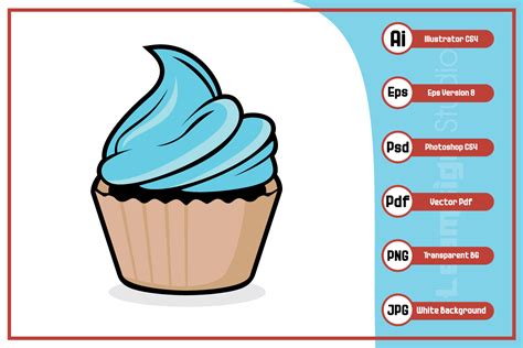 Cupcake Cartoon Design Graphic By Leamsign · Creative Fabrica