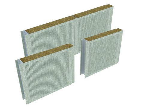 Interior Marine Wall Panels 50mm Rockwool Composite Pvc Lamination