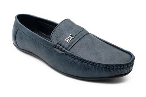 Mens Blue Leather Loafer Shoes At Rs 230pair Leather Loafers In Agra