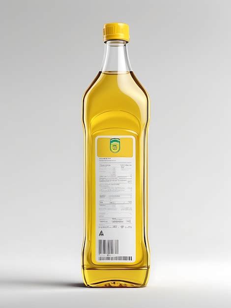 Cooking Oil Bottle Mockup Premium Ai Generated Image