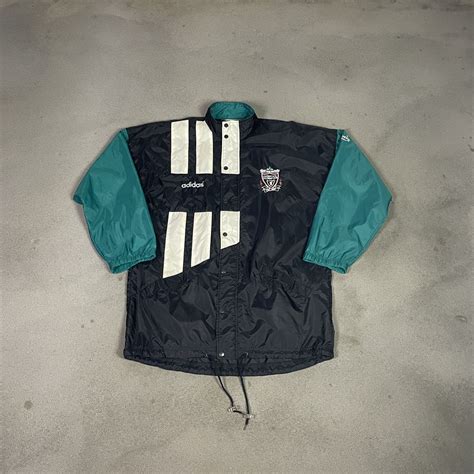 Adidas Rare Vintage 90s Liverpool Adidas Coat Light Jacket Coach Grailed