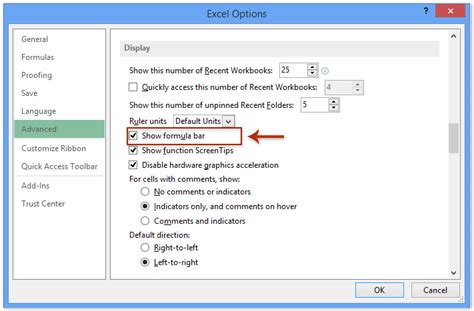 How To Hide Formula Bar In Excel