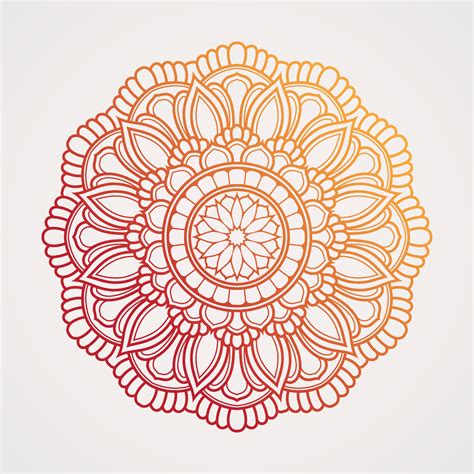 Traditional Mandala Flower