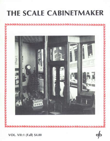 Tsc Vol 07 Issue 1 The Scale Cabinetmaker And More