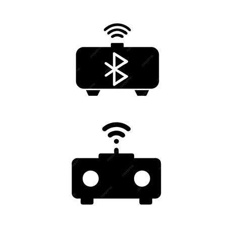 Premium Vector A Bluetooth Speaker Icon Vector