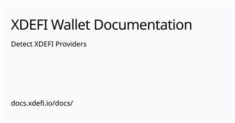 Detect Ctrl Providers Ctrl Wallet Documentation