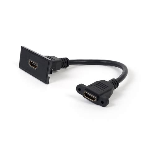 Hdmi Euro Module Hdmi Module Black Hdmi Mounted Socket Elesi