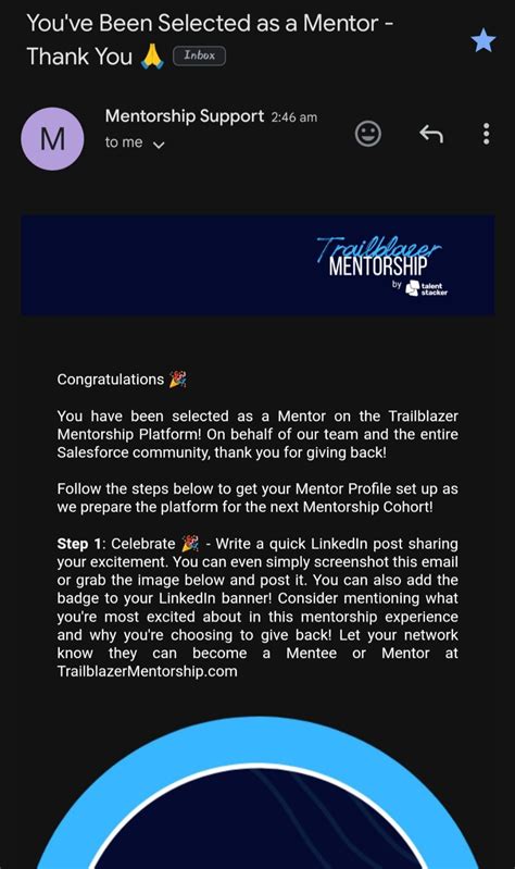 sandeep shrivastava☁ on linkedin trailblazercommunity mentorship