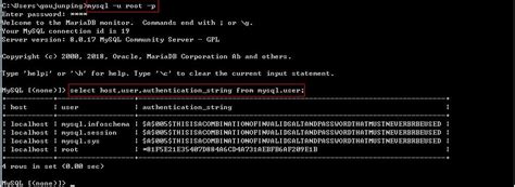 MySql新建用户 CookBook documentation